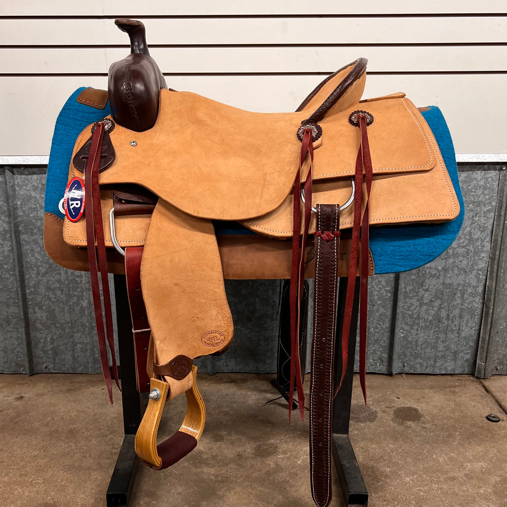 17” HR Ranch Cutting Saddle – Block Saddle Company, LLC