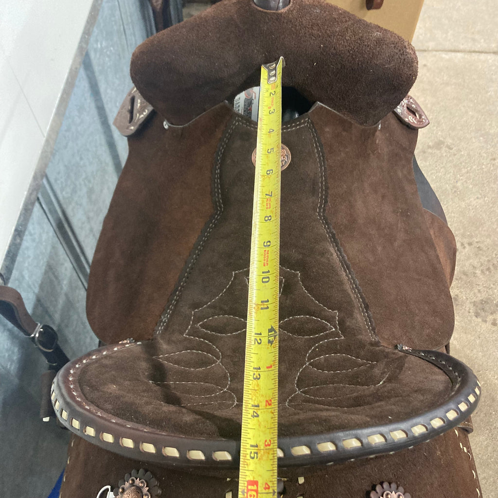 14.5” Double J Legend Barrel Saddle – Block Saddle Company, LLC