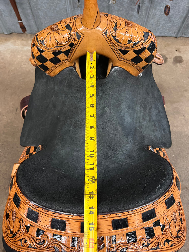 14” Scott Thomas Barrel Saddle – Block Saddle Company, LLC