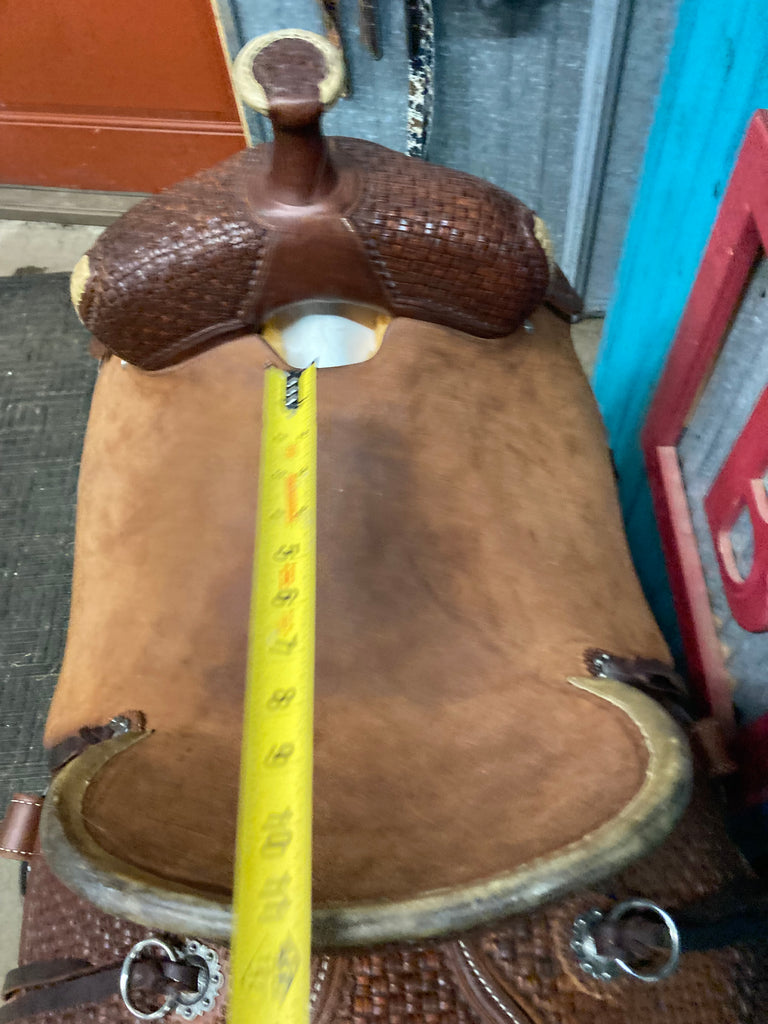 16” HR Will James Ranch Saddle – Block Saddle Company, LLC