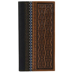 DIAMOND TOOLED RODEO WALLET by JUSTIN BOOTS – Block Saddle Company, LLC