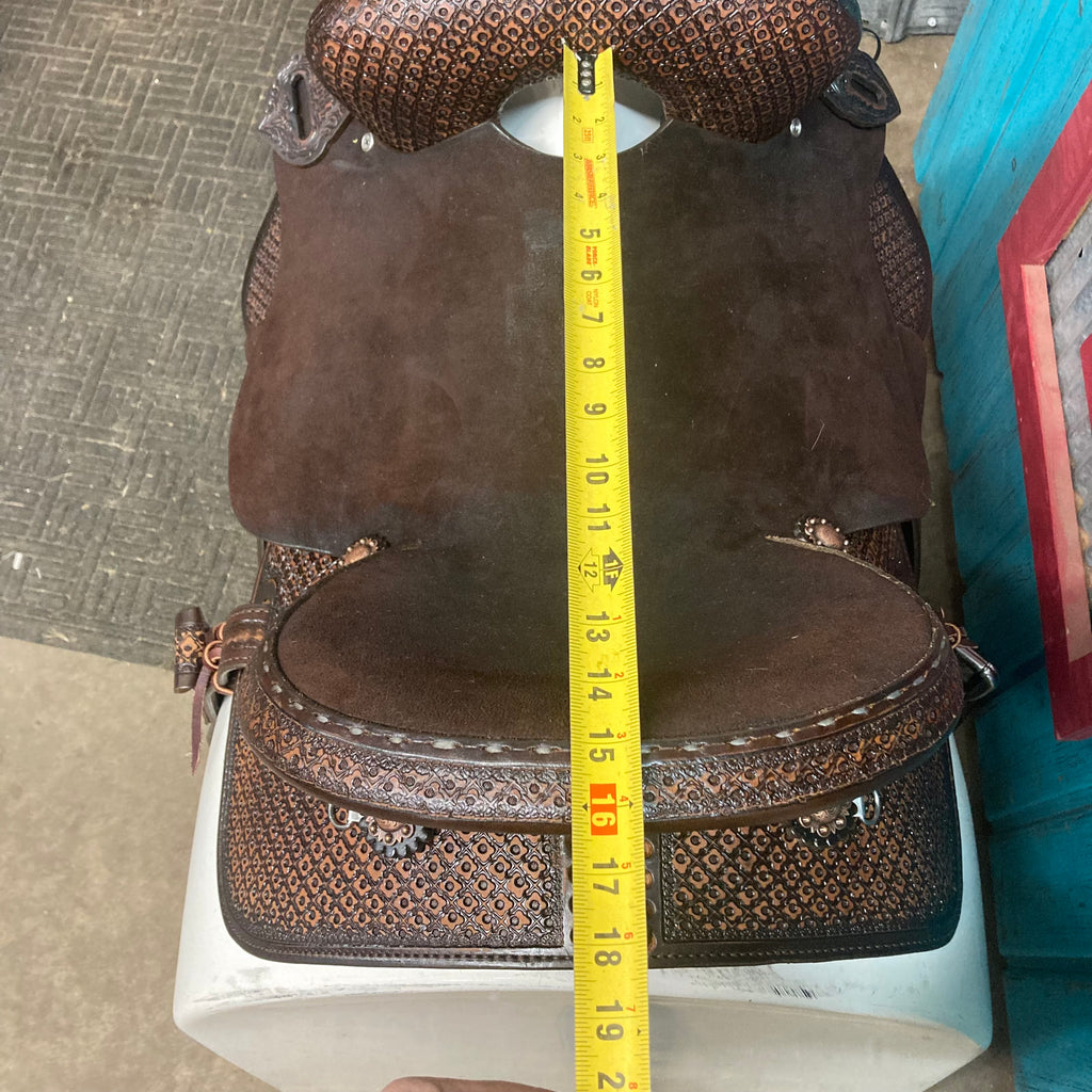 14.5” Double J Legend Barrel Saddle – Block Saddle Company, LLC