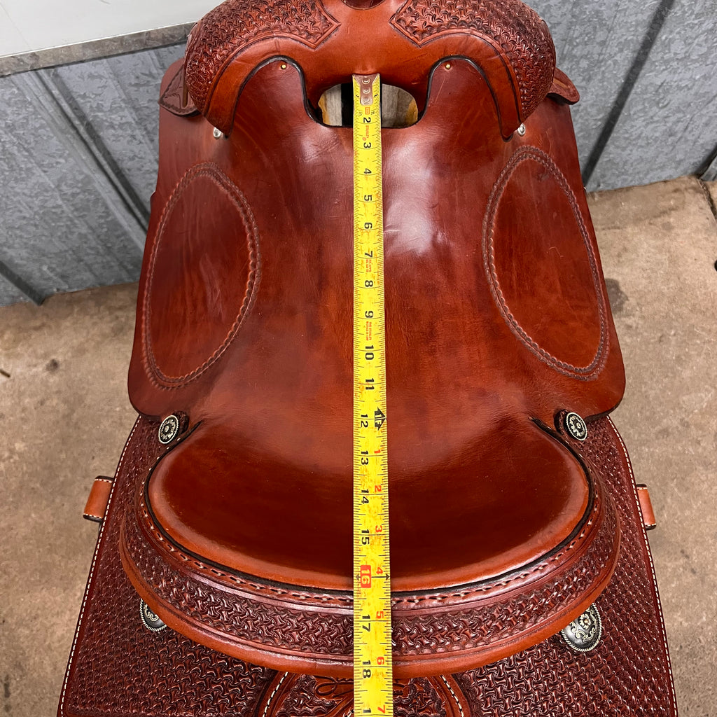 16” Scott Thomas Ranch Cutting Saddle – Block Saddle Company, LLC