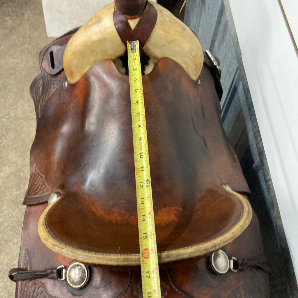 16" Pullman Ranch Roping Saddle – Block Saddle Company, LLC