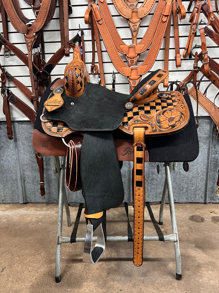 14” Scott Thomas Barrel Saddle – Block Saddle Company, LLC