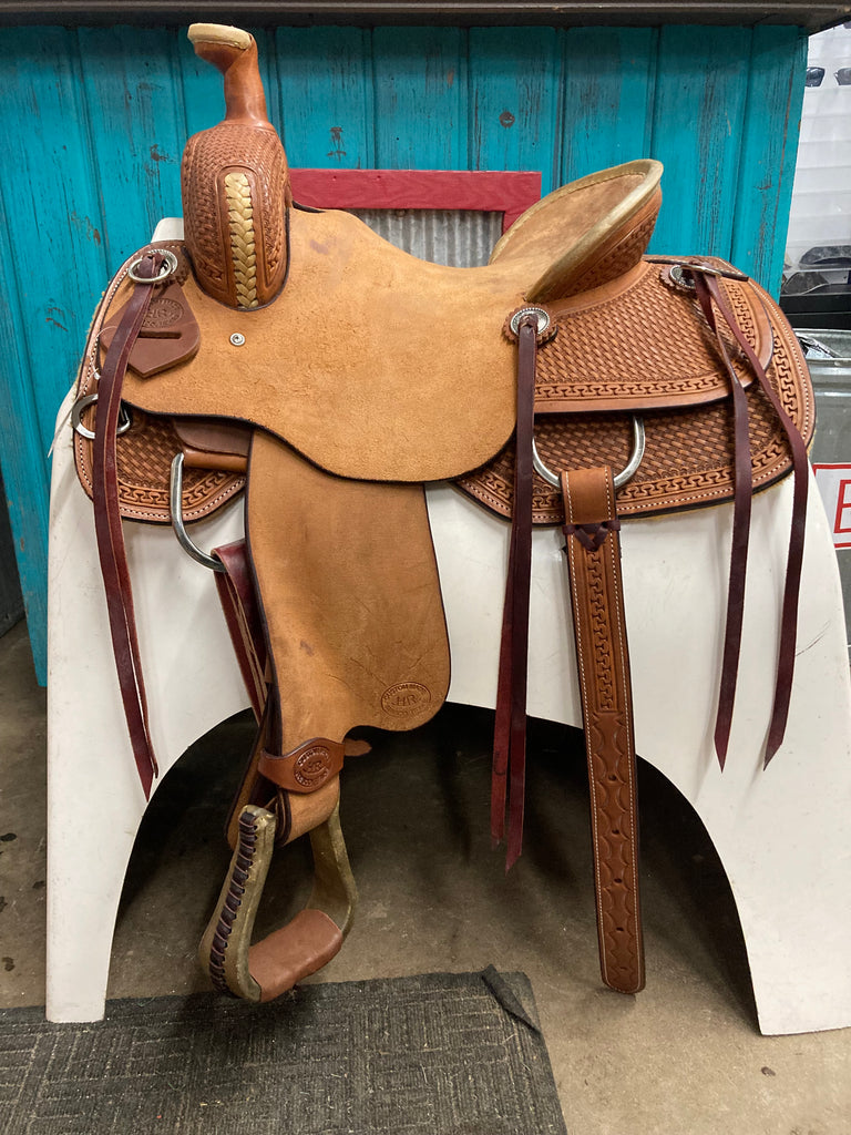 14.5” HR Ranch Cutting Saddle – Block Saddle Company, LLC