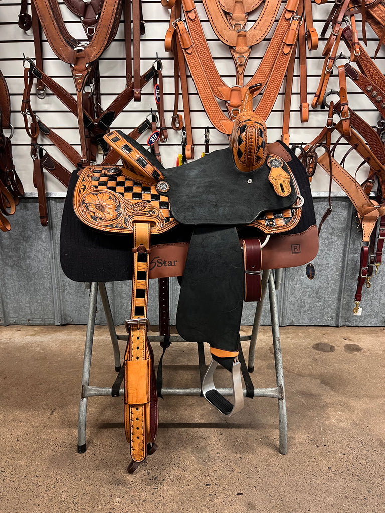 14” Scott Thomas Barrel Saddle – Block Saddle Company, LLC