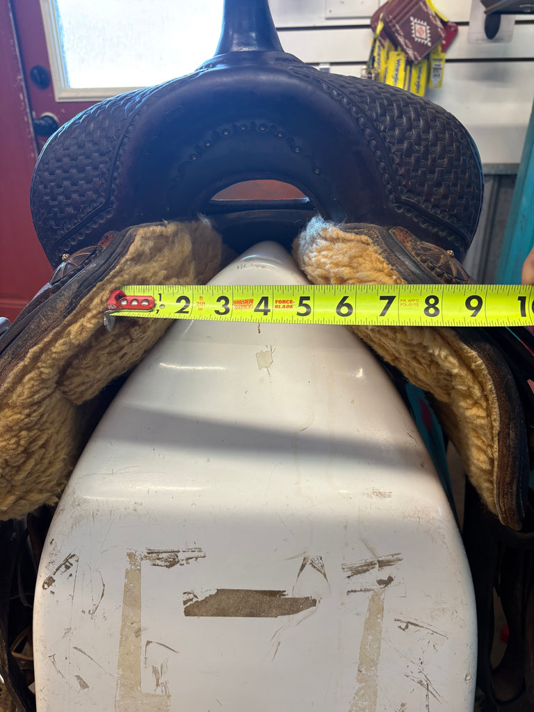 16" Cliff Langerud Cutting Saddle – Block Saddle Company, LLC