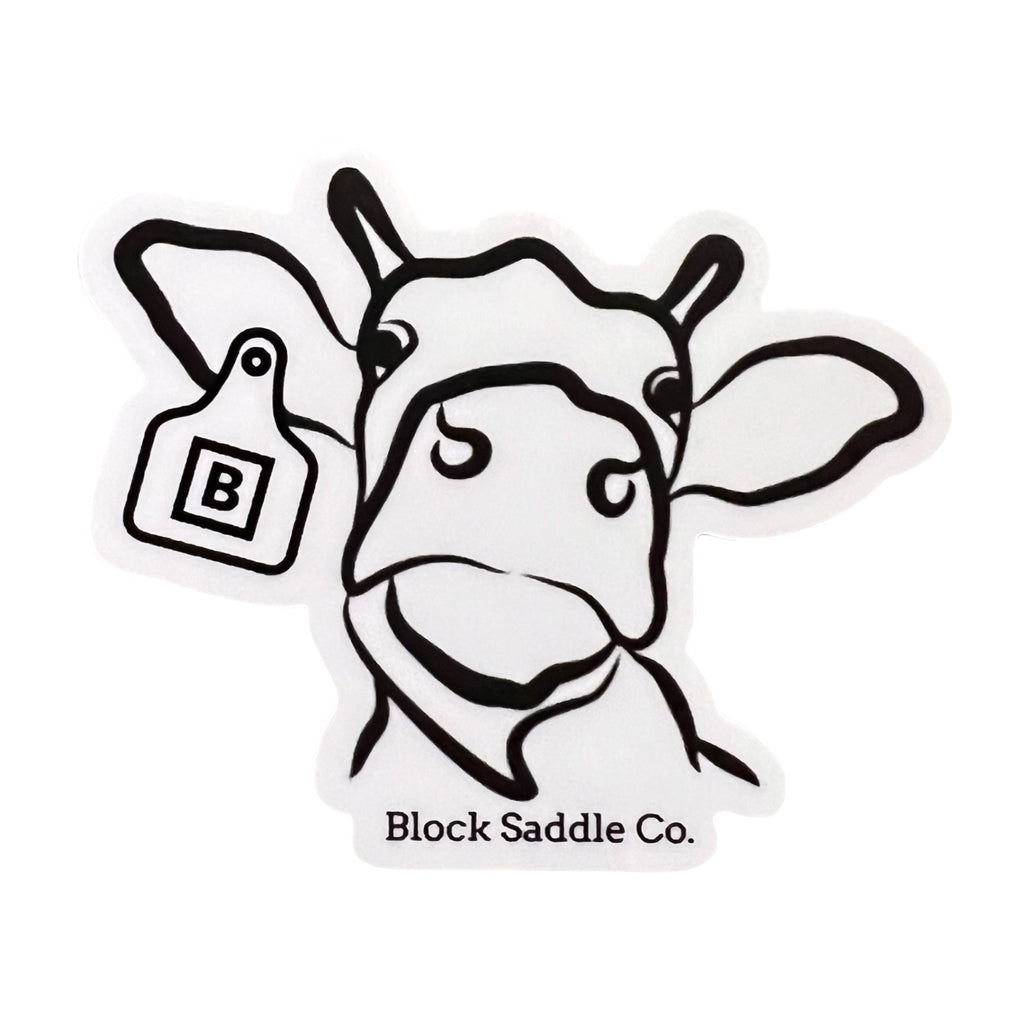 BSC Cow Sticker – Block Saddle Company, LLC