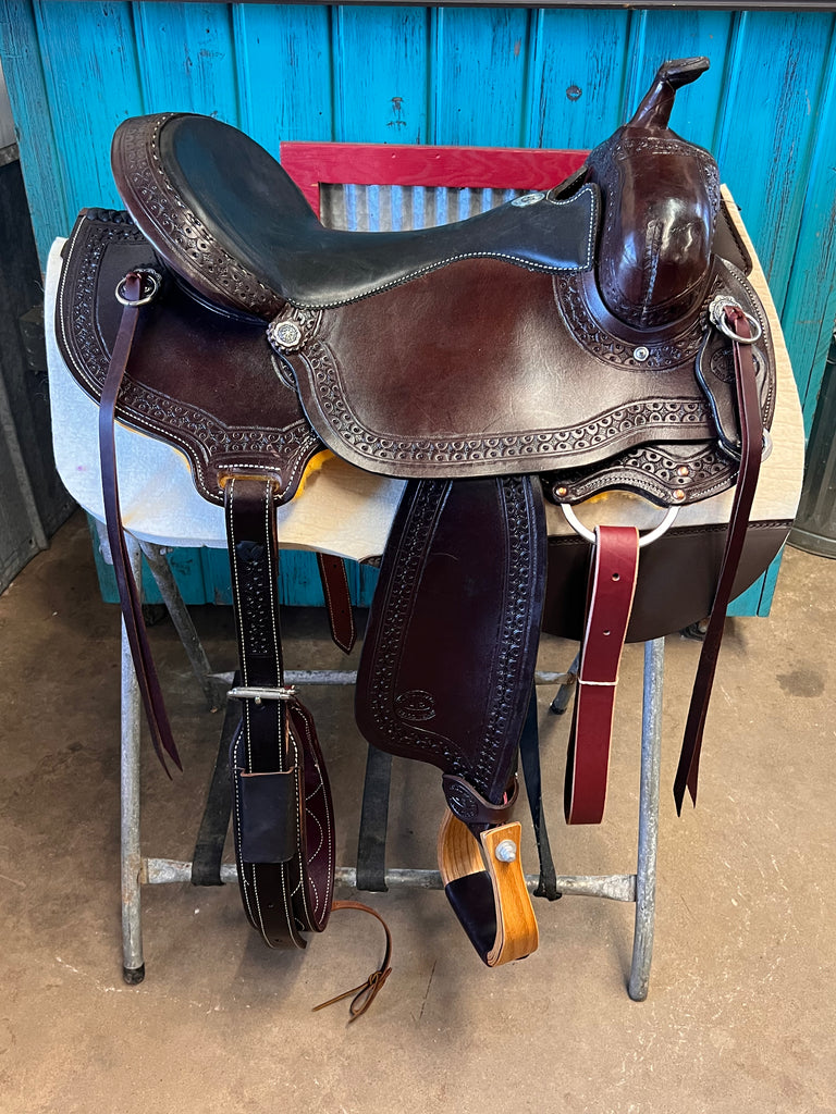 17” HR Draft Trail Saddle – Block Saddle Company, LLC