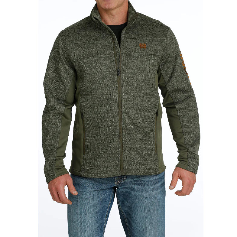MEN'S OLIVE GREEN SWEATER JACKET by CINCH JEANS – Block Saddle Company, LLC