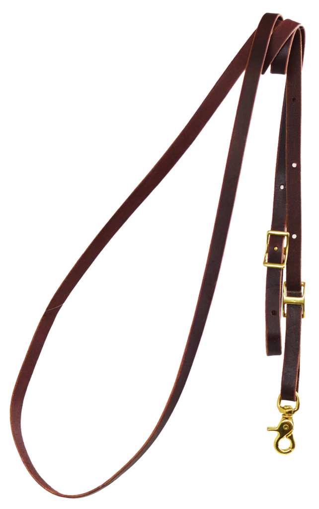 ADJUSTABLE 5/8" WIDE LATIGO ROPING REIN – Block Saddle Company, LLC