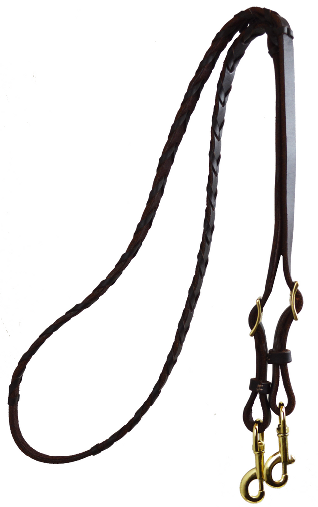 Dark Oil Laced Barrel Reins – Block Saddle Company, LLC