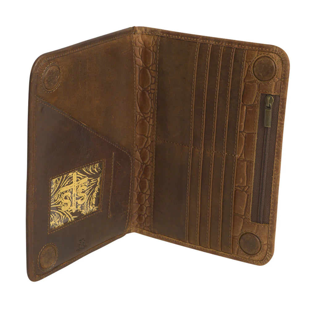 Catalina Croc Magnetic Wallet by STS – Block Saddle Company, LLC