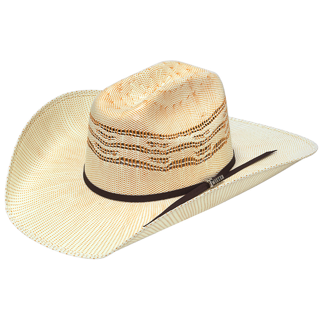 BANGORA STRAW COWBOY HAT BY TWISTER HATS – Block Saddle Company, LLC