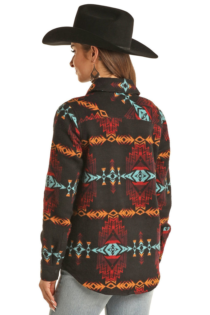 AZTEC PRINT SHACKET by Rock & Roll Denim – Block Saddle Company, LLC