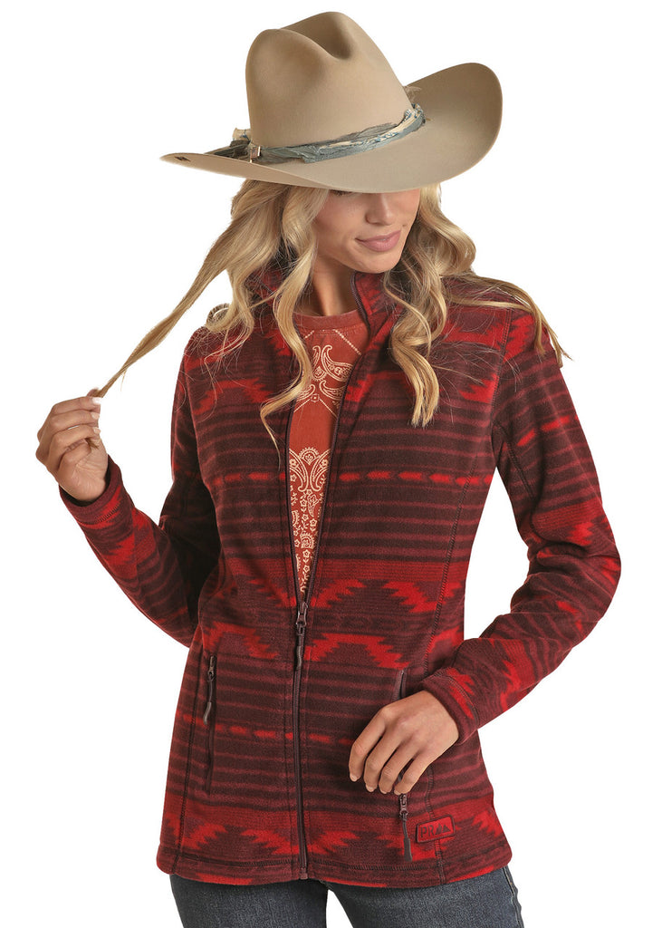 AZTEC FLEECE JACKET by POWDER RIVER – Block Saddle Company, LLC