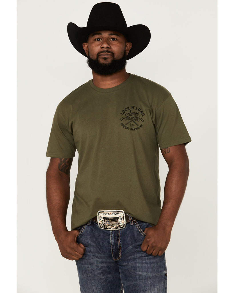 LOCK AND LOAD TEE BY COWBOY HARDWARE – Block Saddle Company, LLC