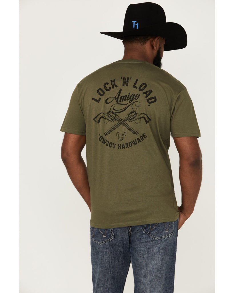 LOCK AND LOAD TEE BY COWBOY HARDWARE – Block Saddle Company, LLC
