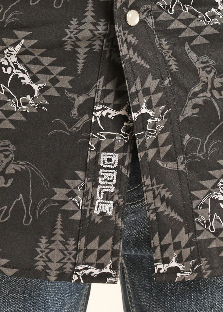 Dale Brisby Aztec Bullrider Pearl Snap by Rock and Roll Denim – Block ...