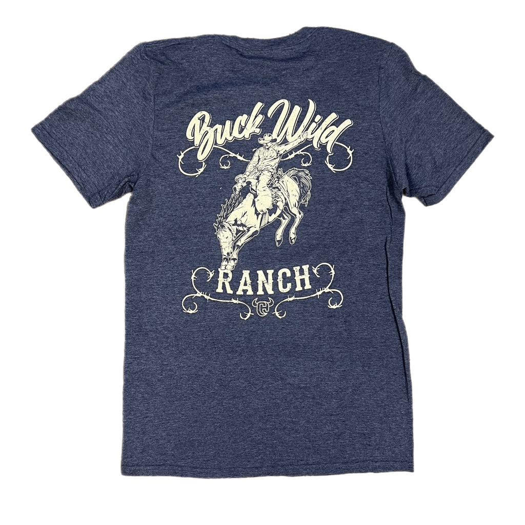 BUCK WILD RANCH TEE BY COWBOY HARDWARE – Block Saddle Company, LLC
