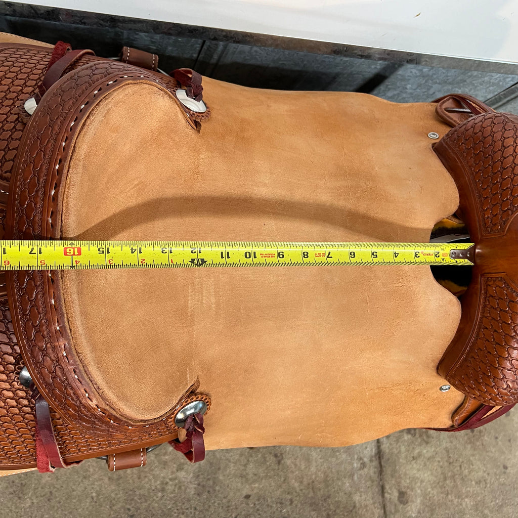 16" SRS RANCH CUTTING SADDLE – Block Saddle Company, LLC