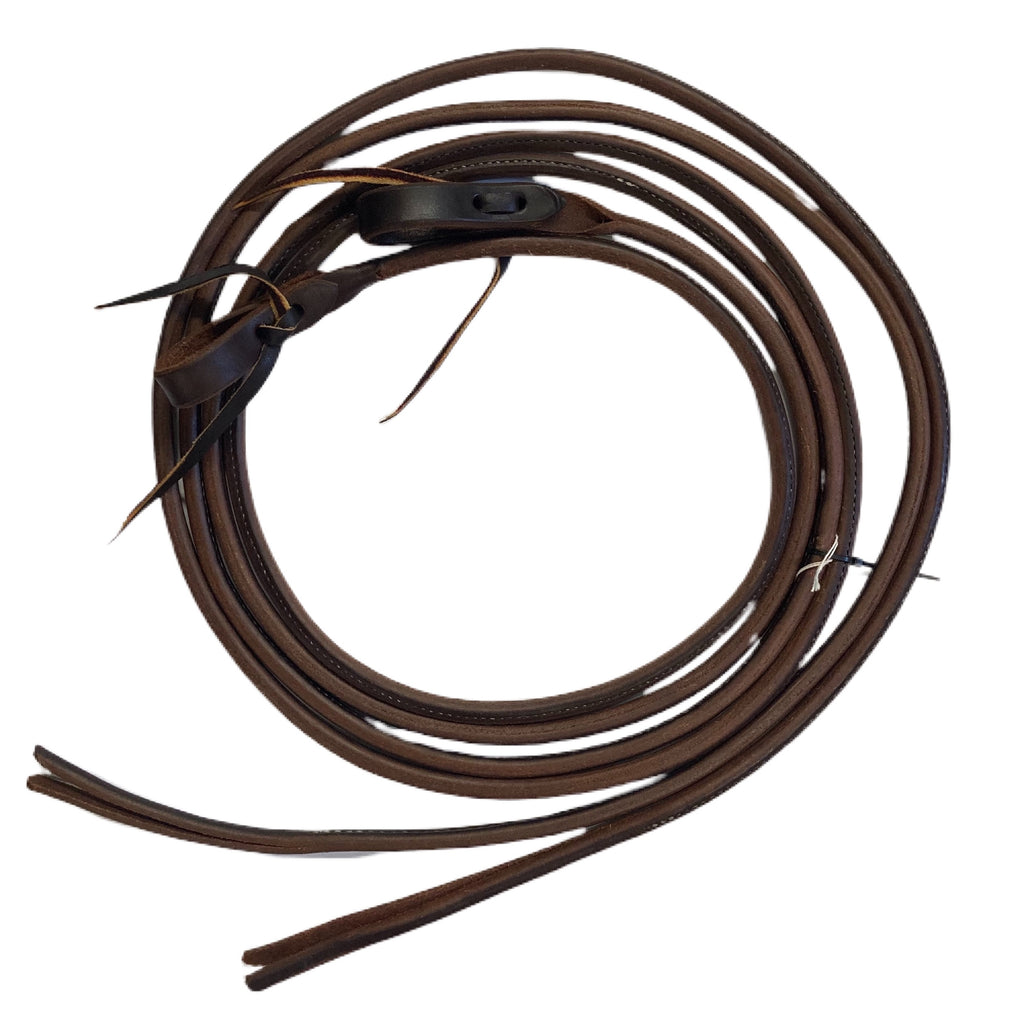 Rolled Split Reins – Block Saddle Company, LLC