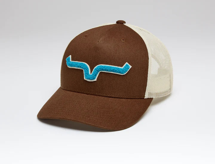 Brown Tracker Trucker Hat by Kimes Ranch – Block Saddle Company, LLC