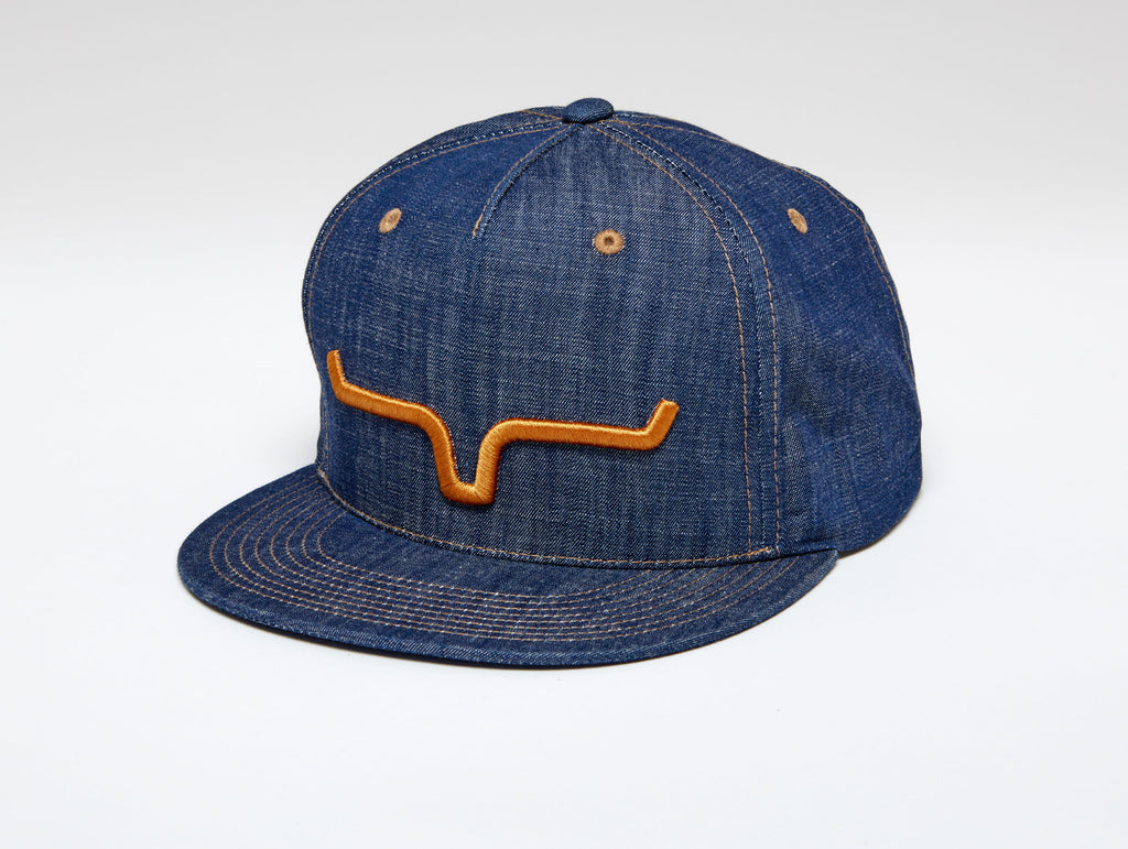 Denim Weekly Tall Trucker Cap by Kimes Ranch – Block Saddle Company, LLC